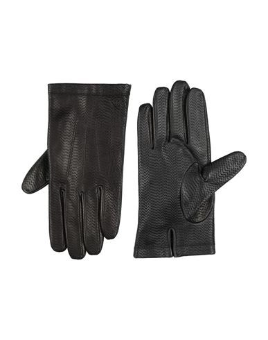 Emporio Armani Lambskin Gloves - Black