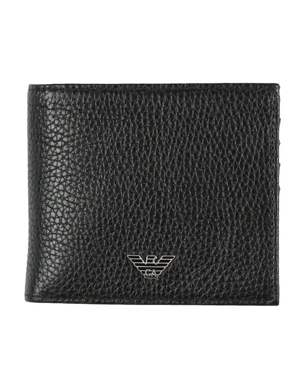 Emporio Armani Wallet Cow Leather - Black