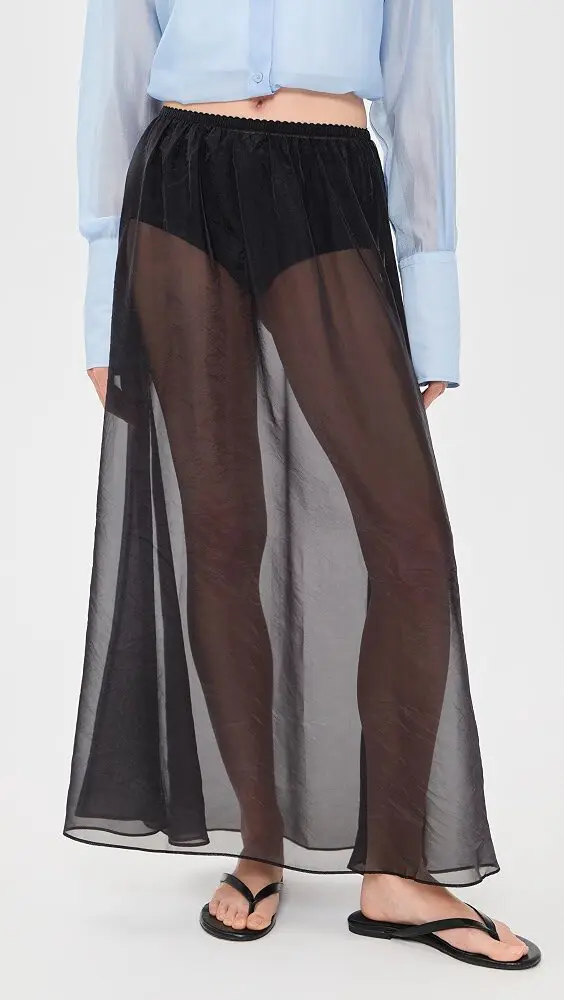 VRG GRL Solara Sheer Midi Skirt