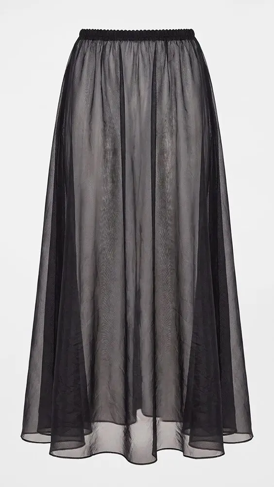 VRG GRL Solara Sheer Midi Skirt