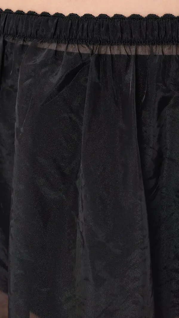 VRG GRL Sheer Midi Skirt