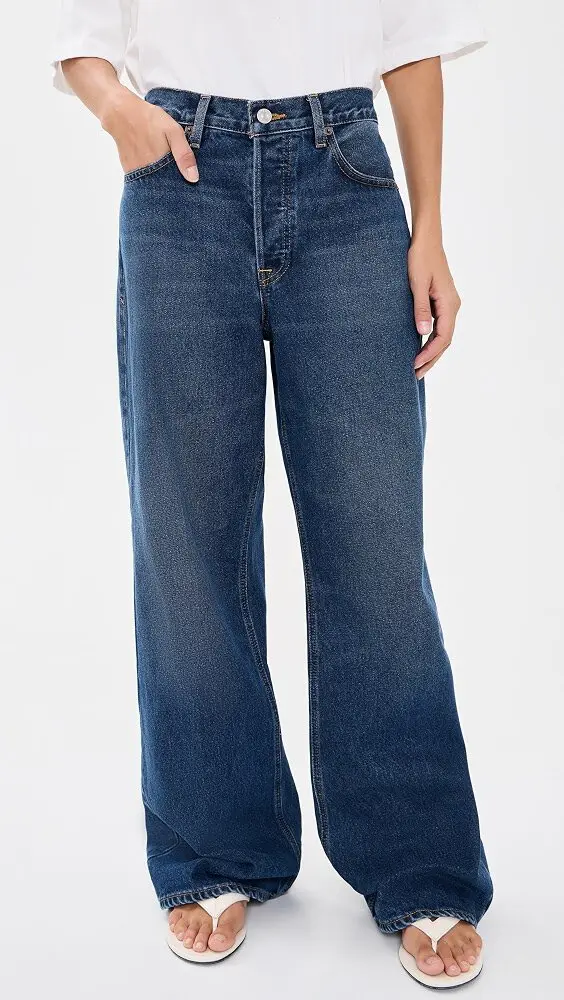 Good American Vintage Low Slung Baggy Jeans