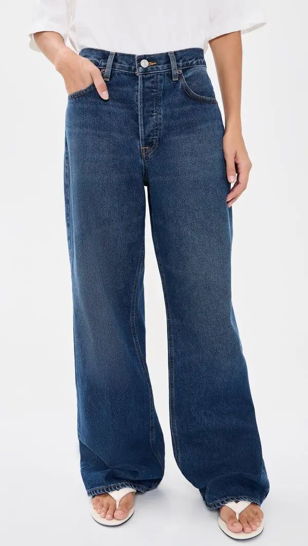 Good American Vintage Low Slung Baggy Jeans