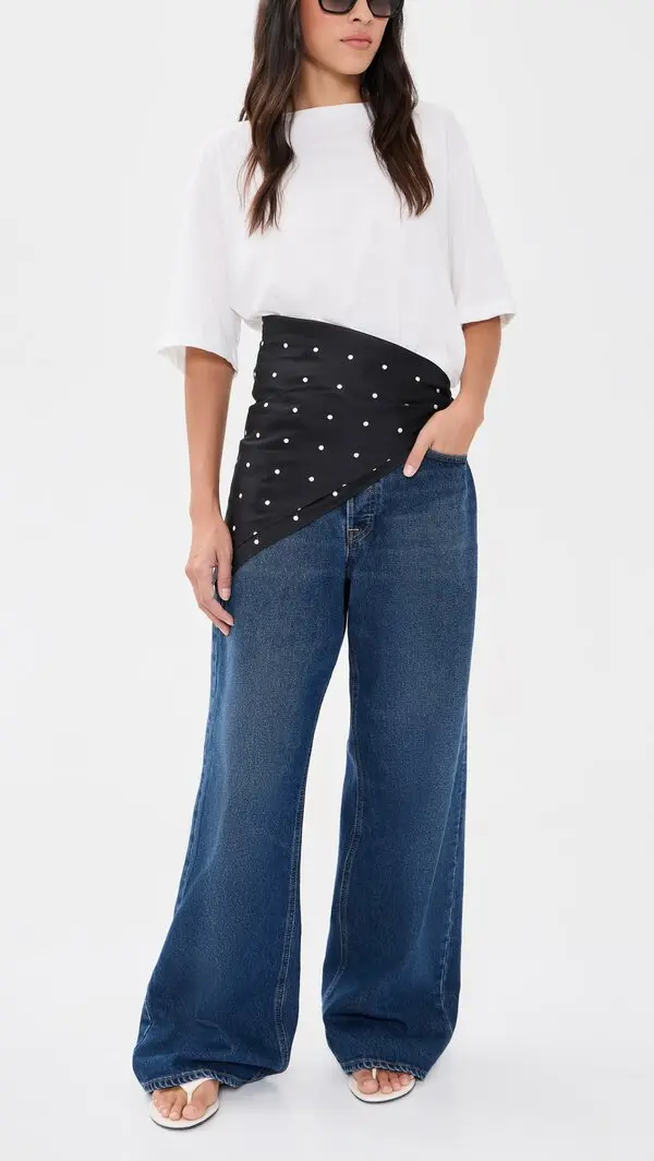 Good American Vintage Low Slung Baggy Jeans