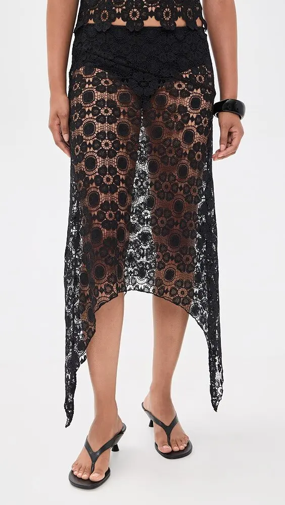 Lioness Trophy Midi Skirt
