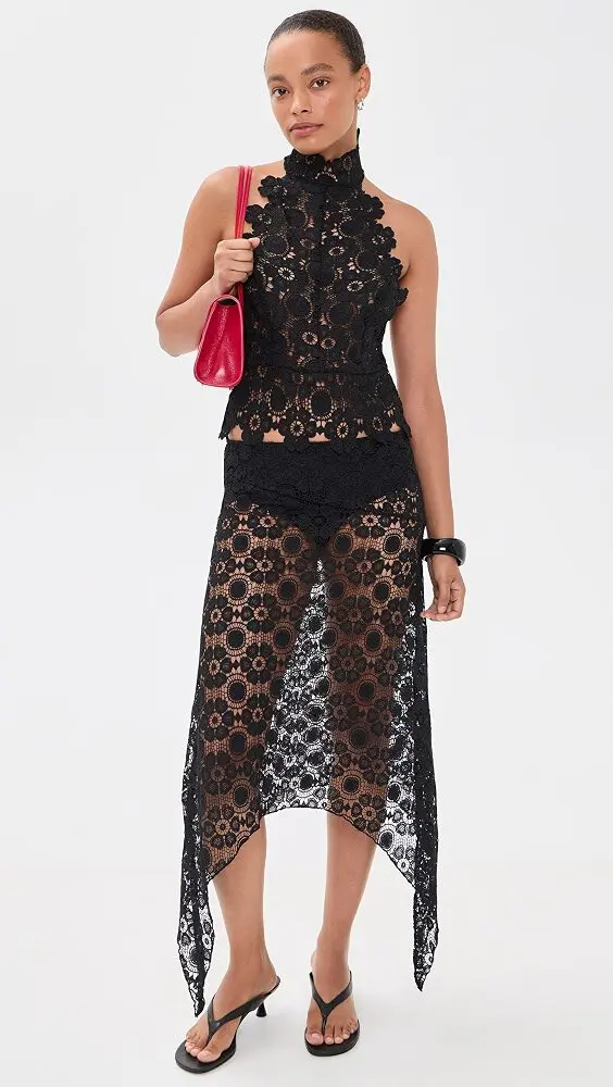 Lioness Trophy Midi Skirt