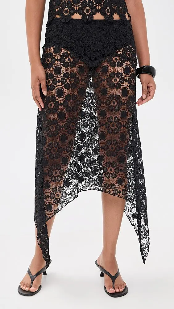 Lioness Trophy Midi Skirt