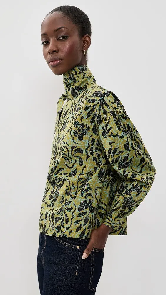 Ulla Johnson Pastel Long Sleeve Cotton Blouse