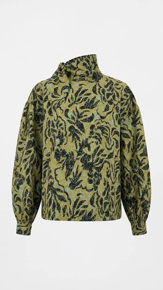 Ulla Johnson Pastel Long Sleeve Cotton Blouse