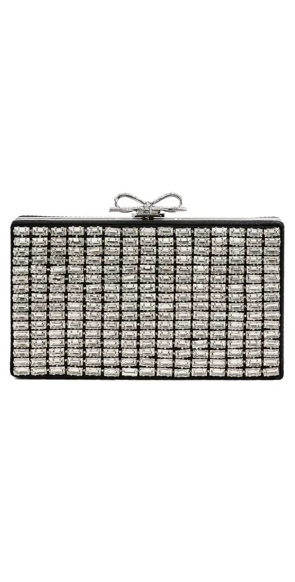 SELF-PORTRAIT Chainmail Clutch - Silver