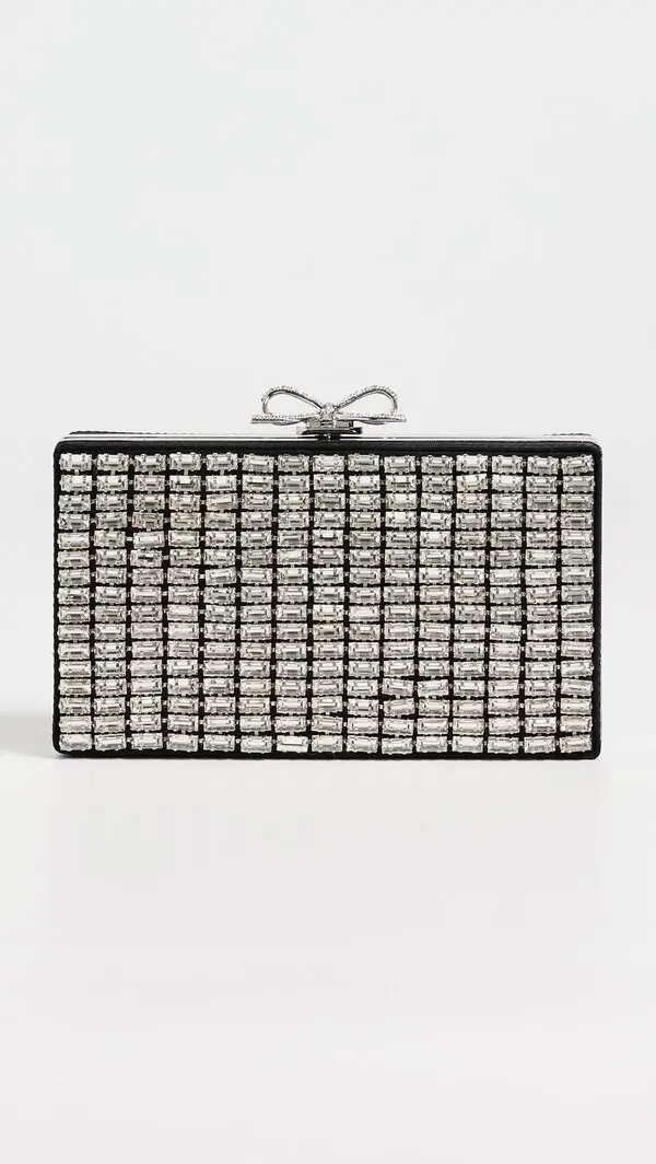 SELF-PORTRAIT Chainmail Clutch - Silver