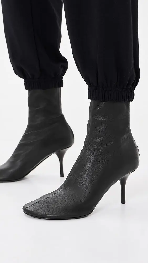 Acne Studios Stretch Leather Ankle Boots