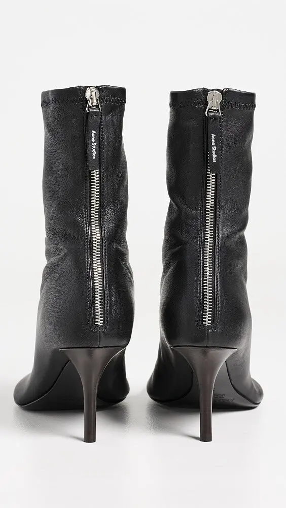 Acne Studios Stretch Leather Ankle Boots