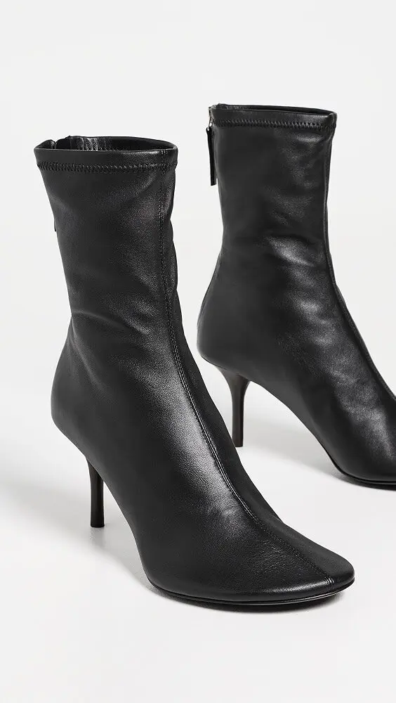 Acne Studios Stretch Leather Ankle Boots