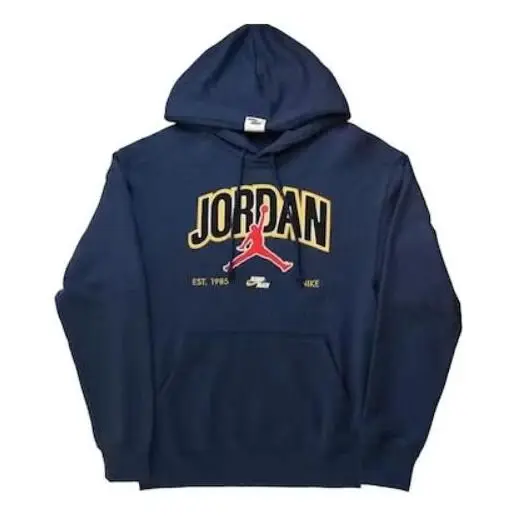 JORDAN Air Jumpman Pullover Hoodie - Midnight Navy