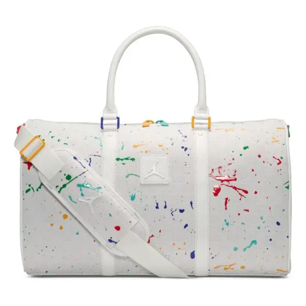 JORDAN Monogram Duffle Bag 'sail - Sail/multicolor