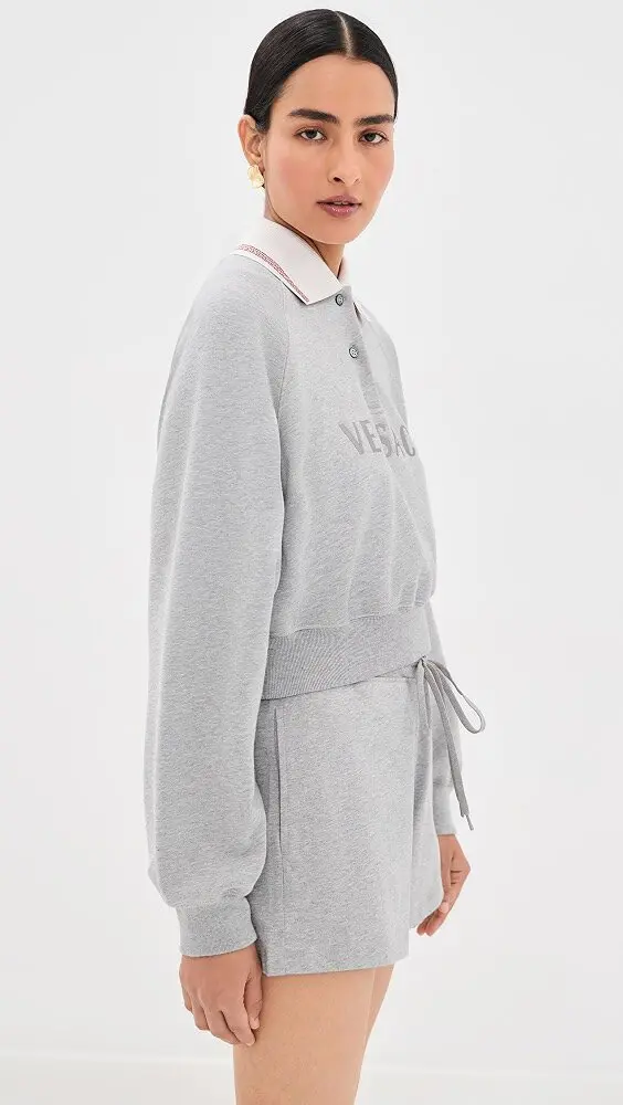 Versace Greca Collared Sweatshirt
