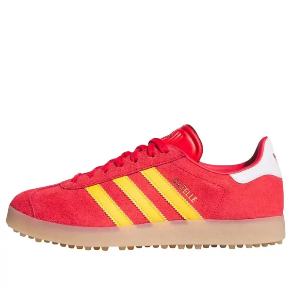 Adidas Gazelle Golf 'pure Ruby Crew Yellow - Pure Ruby/crew Yellow