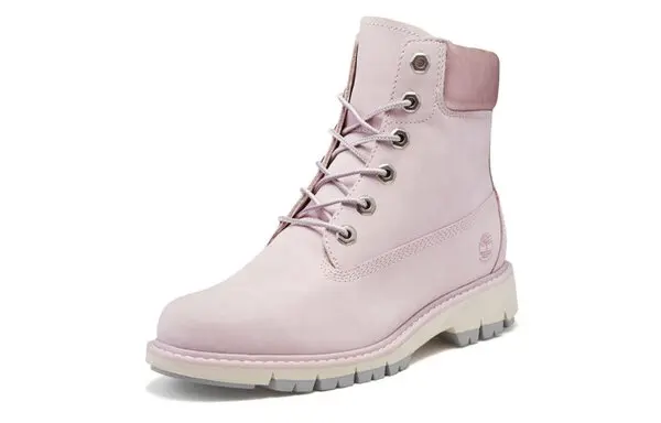 Timberland Inch Premium Boot 'light Pink Metallic Collar