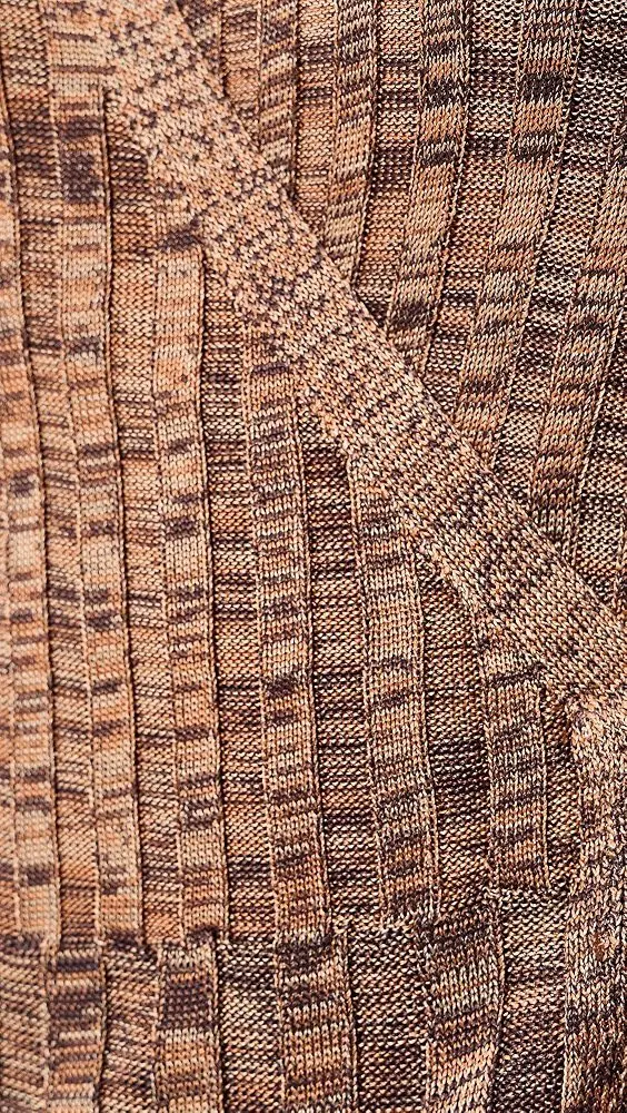 Zimmermann Mouline Rib Sweater Wrap Top