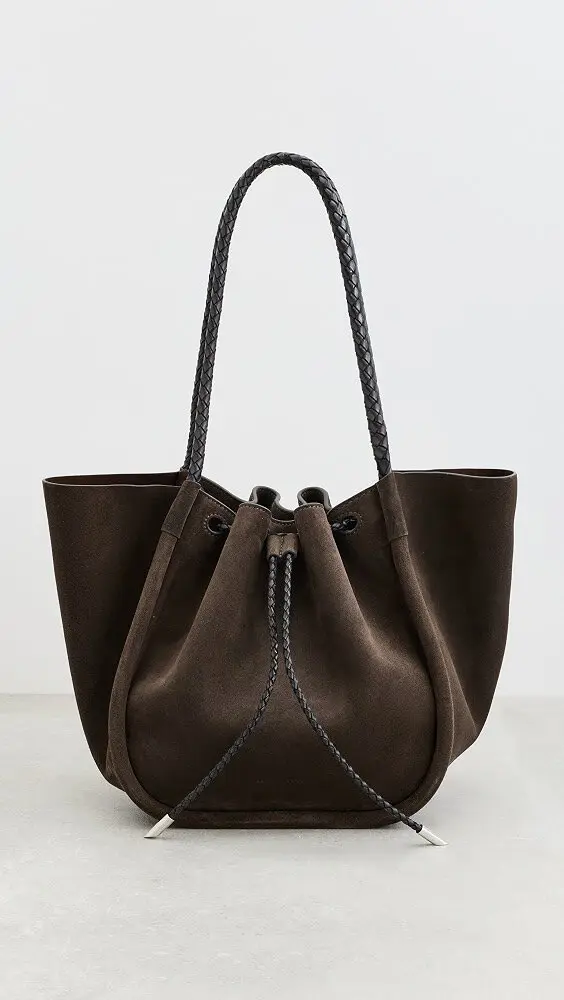 Proenza Schouler Large Ruched Tote Bag - Graphite