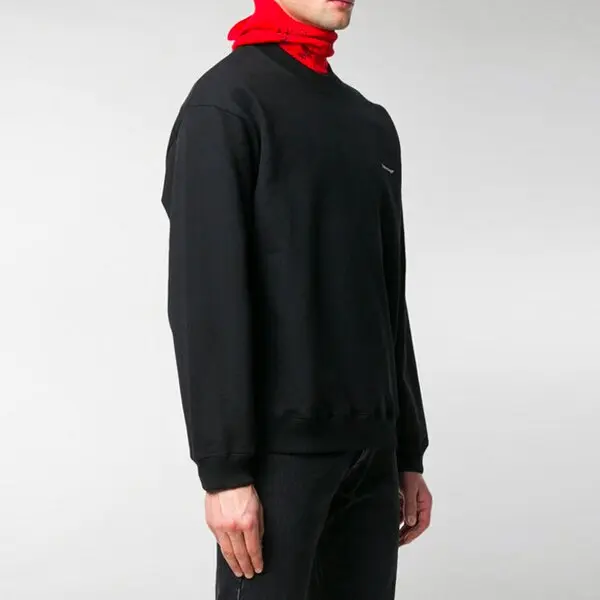 Balenciaga Contrast Logo Print Crewneck Sweatshirt