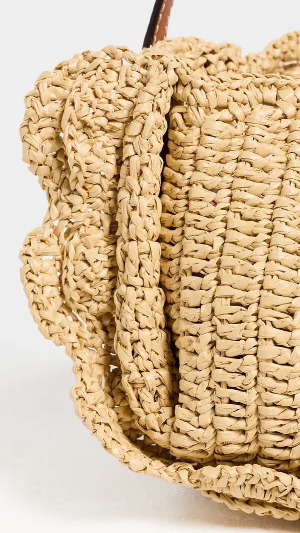 Ulla Johnson Marina Raffia Shoulder Bag - Natural