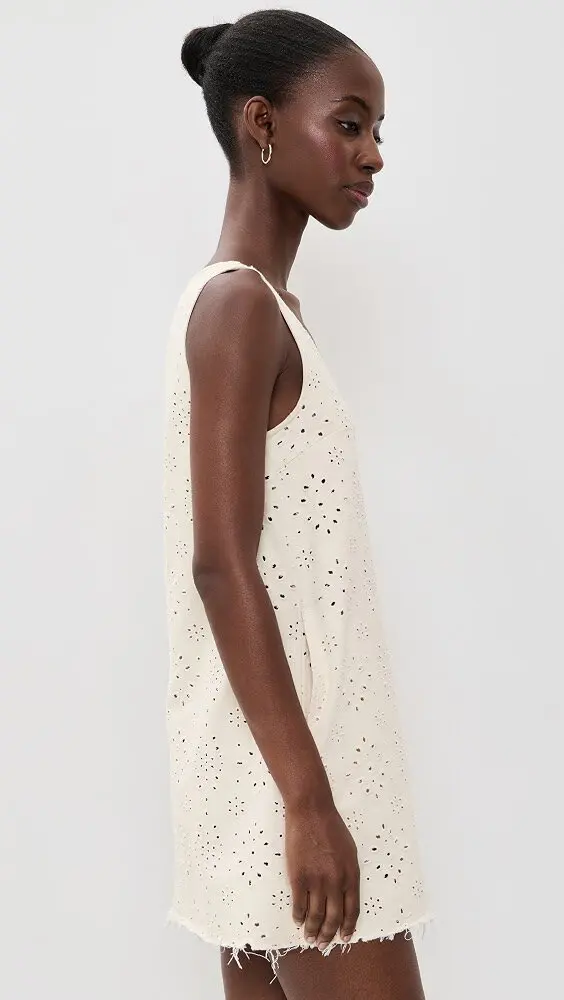 Minkpink Abrea Broderie Denim Dress
