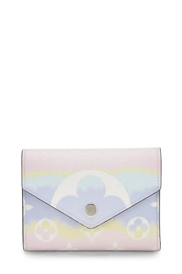 LOUIS VUITTON Pastel Monogram Canvas Escale Victorine Wallet