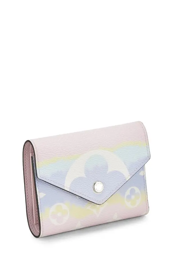 LOUIS VUITTON Pastel Monogram Canvas Escale Victorine Wallet