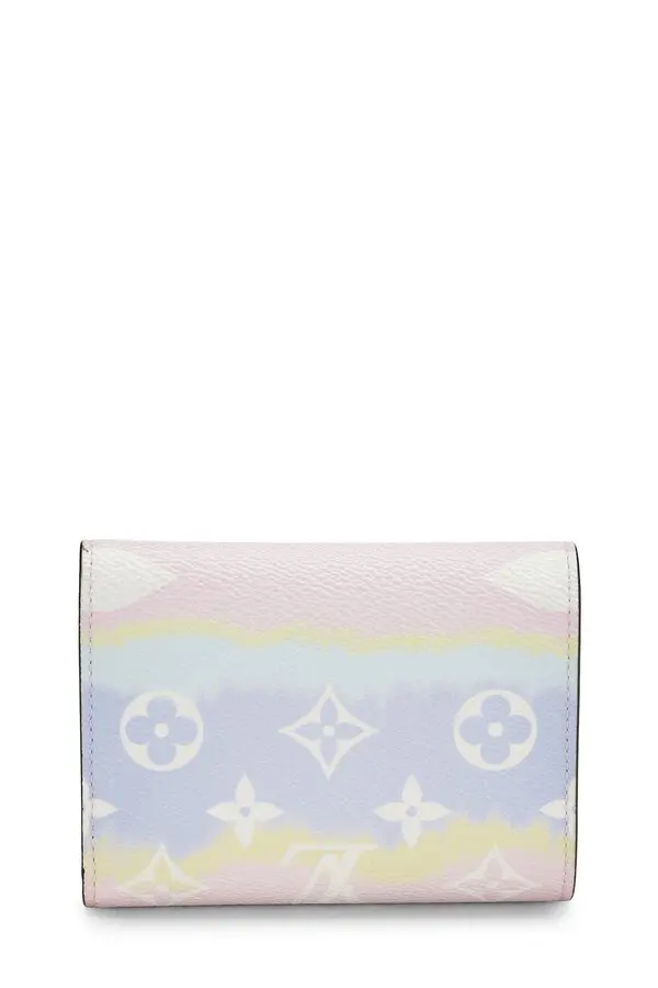 LOUIS VUITTON Pastel Monogram Canvas Escale Victorine Wallet