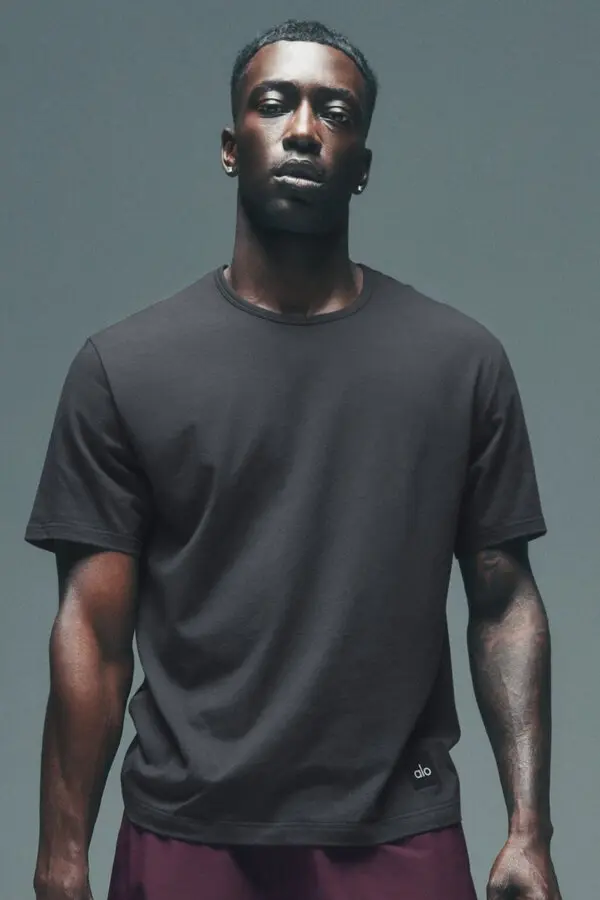 Alo Yoga Street Essential T-shirt - Anthracite