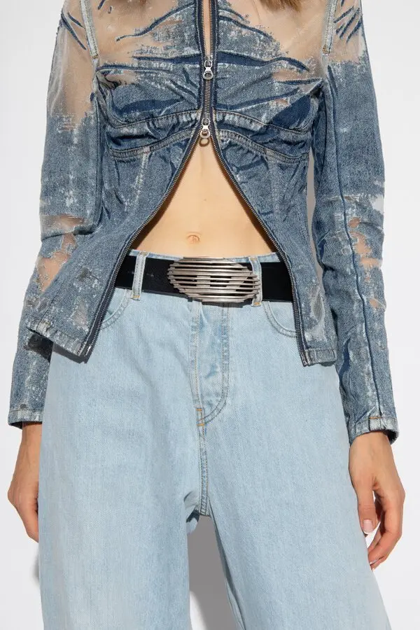 DIESEL® Logo Plaque Belt