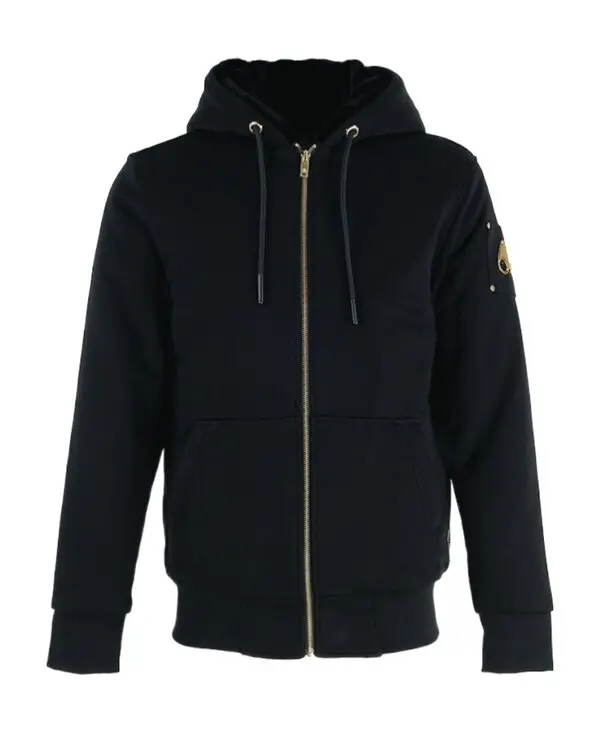 Moose Knuckles Zip-up Drawstring Hoodie
