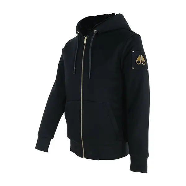 Moose Knuckles Zip-up Drawstring Hoodie
