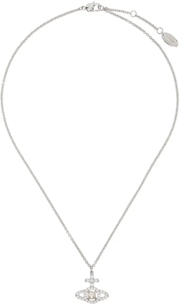VIVIENNE WESTWOOD Orb Pendant Necklace - White