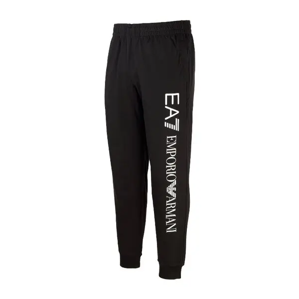 EA7 Logo-print Cotton Track Pants