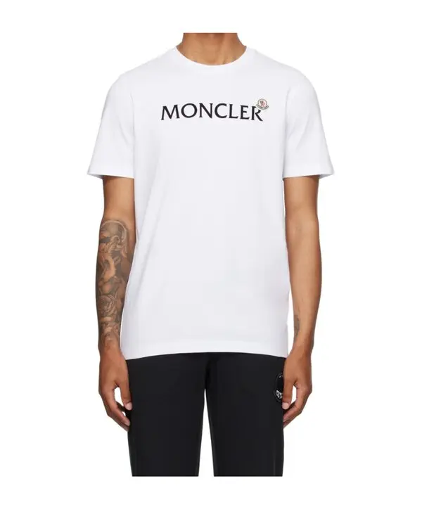 Moncler Logo Printed Crewneck T-shirt