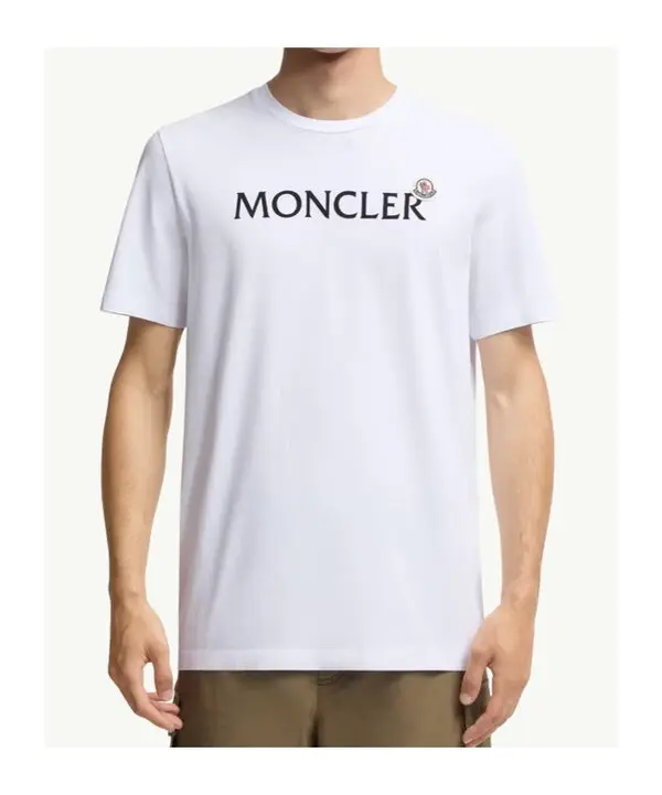 Moncler Logo Printed Crewneck T-shirt