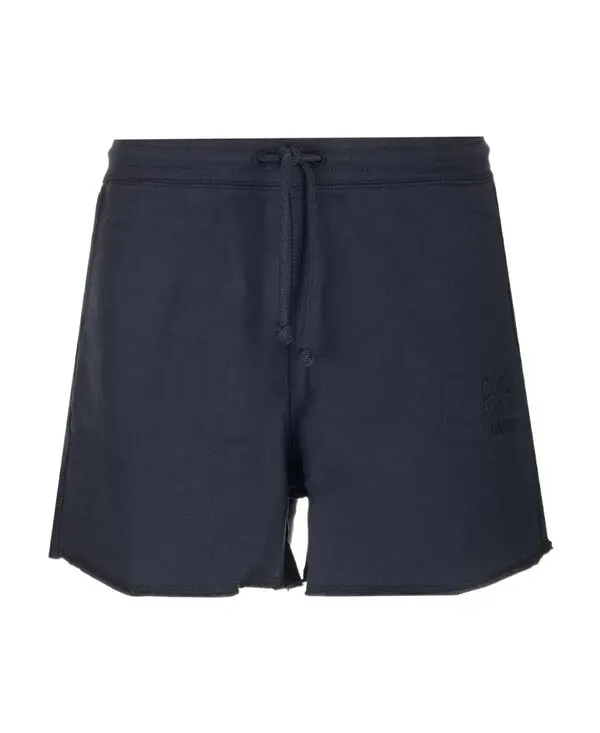 GANNI Logo-embroidered Drawstring Shorts