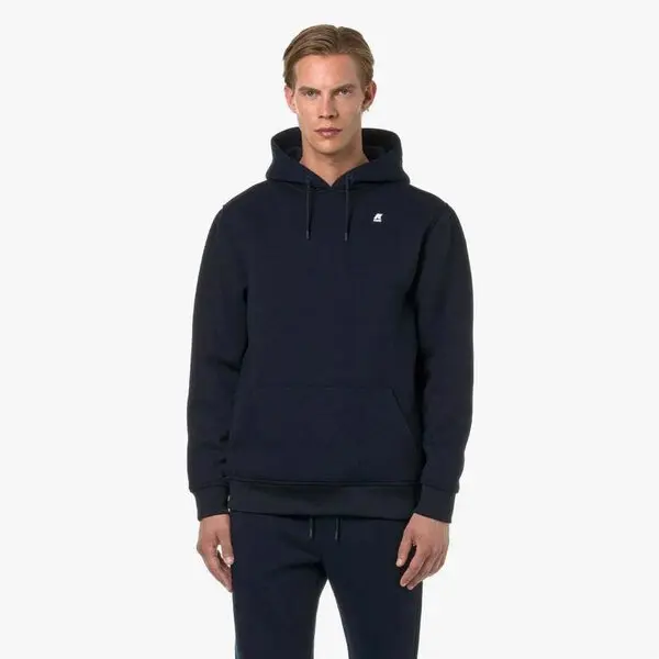 K-WAY Logo Patch Drawstring Hoodie