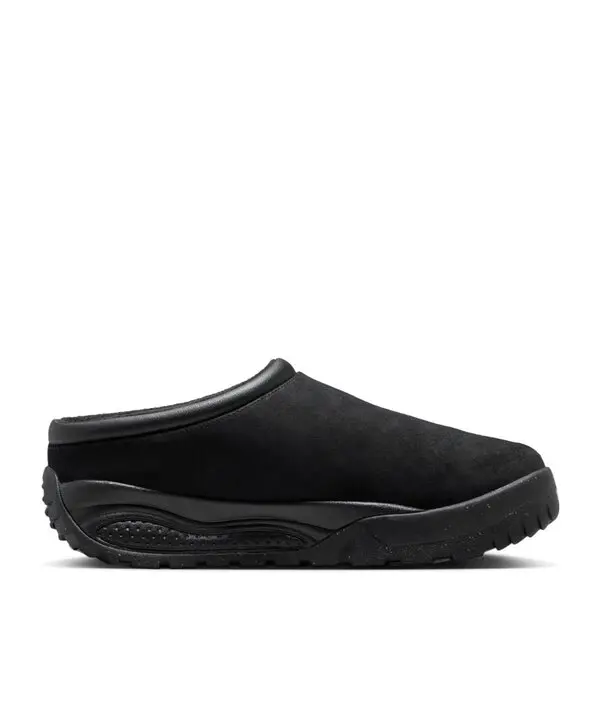 Nike Rufus Logo Embossed Mules - Black