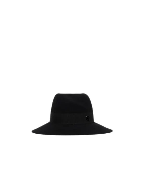 MAISON MICHEL Logo Plaque Virginie Hat
