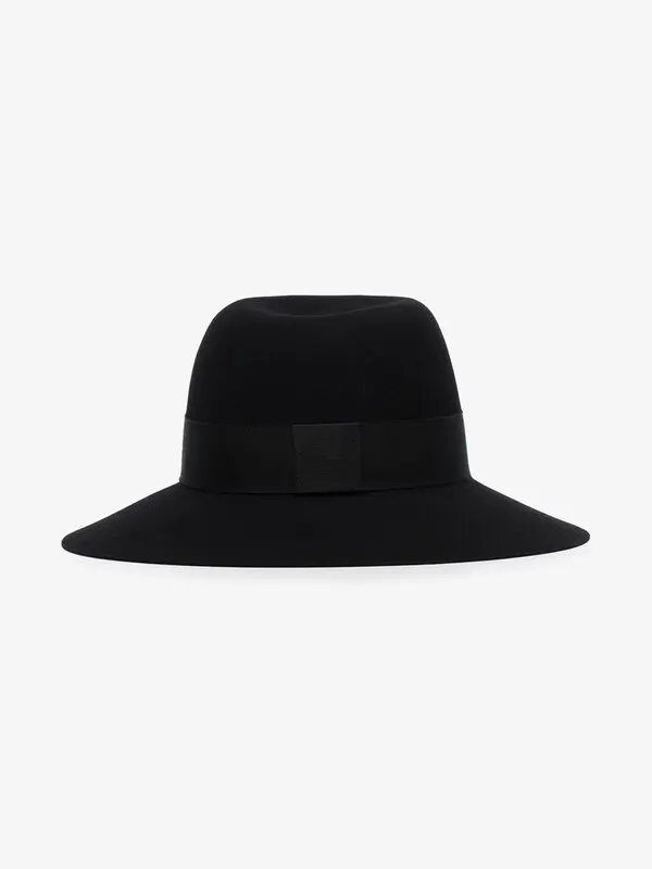 MAISON MICHEL Logo Plaque Virginie Hat