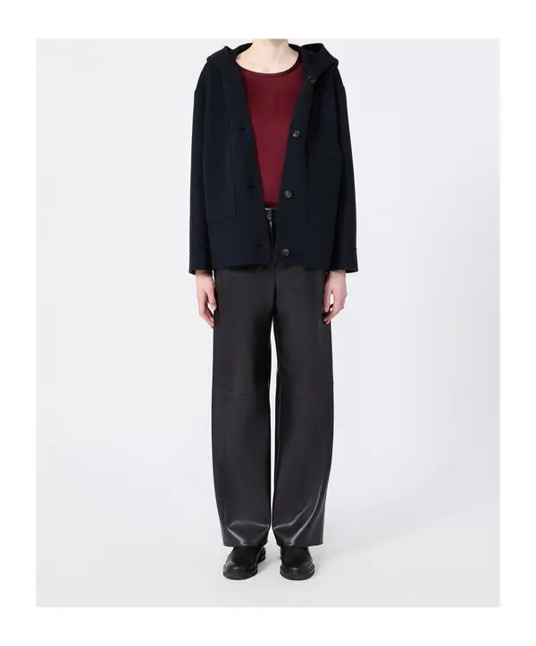 Max Mara Hooded Virgin-wool Coat