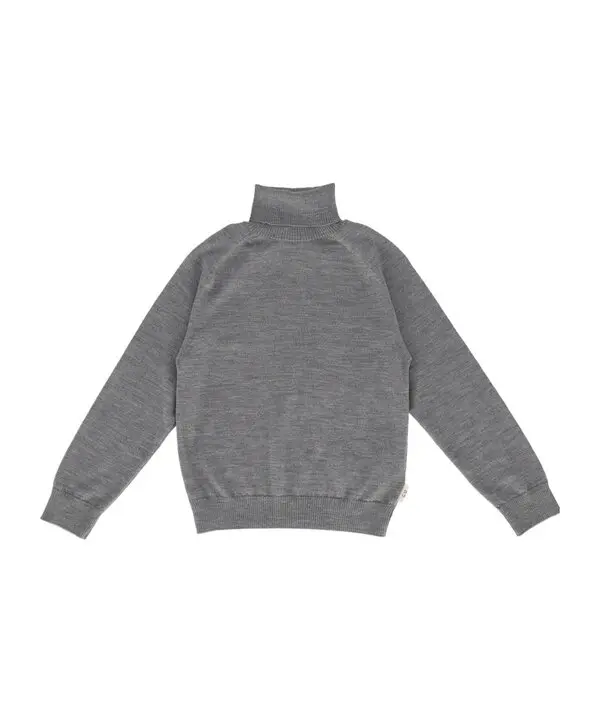 DOUUOD Turtleneck Raglan-sleeve Sweater