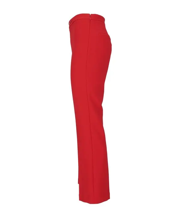 Elisabetta Franchi Pleated Flared Pants