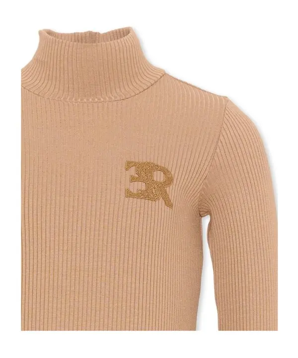 Ermanno Scervino Logo-patch Ribbed T-shirt