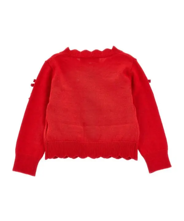 Monnalisa Bow-embellished Cardigan
