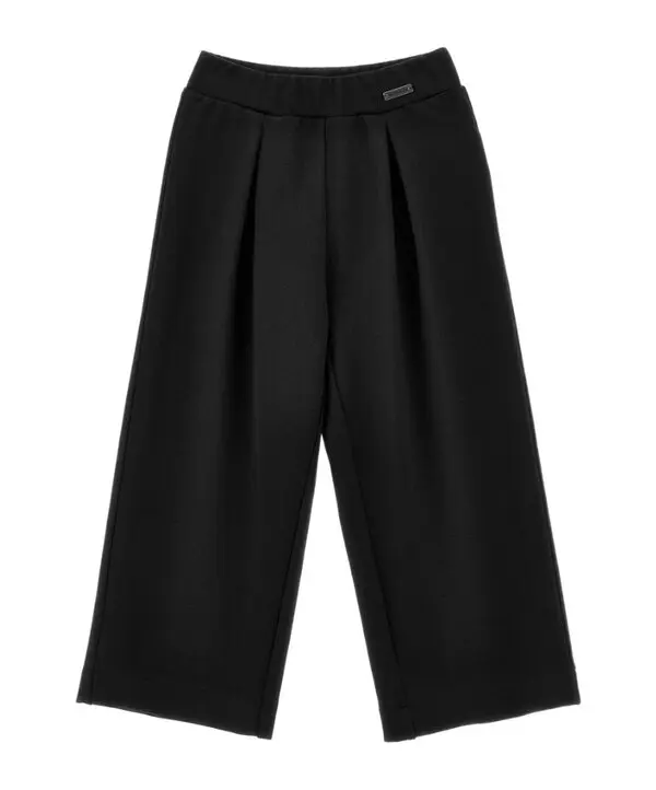 Monnalisa Pleated Wide-leg Trousers